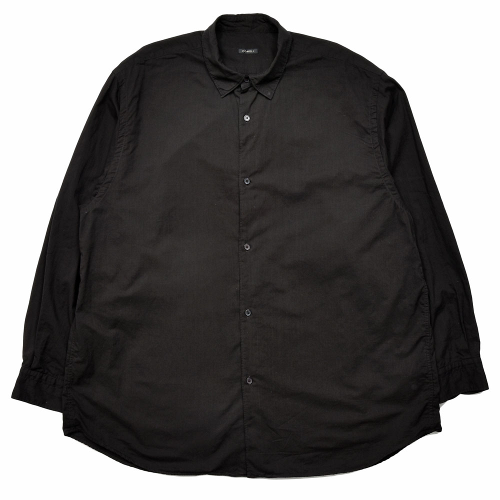 COMOLI（コモリ）KHADIコットンWレイヤー コモリシャツ C03-02005 11052400171｜guji online shop（グジ オンラインショップ）
